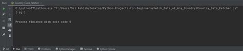 build a python program to fetch data about any country