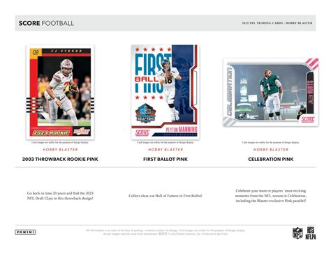 2023 Panini Score Football Hobby Blaster Box Cb Hobby