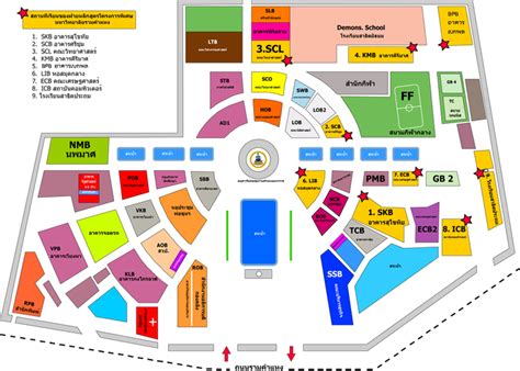 แผนที่ ที่ตั้งอาคารเรียน
