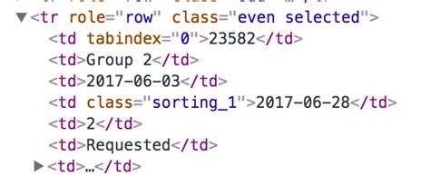 Javascript How To Do An Ajax Request To Parse Table Row Column Data