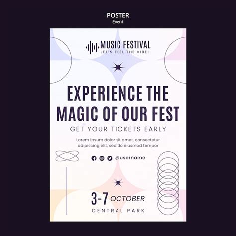 Free Psd Music Event Poster Template