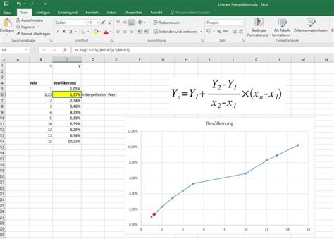 Excel Werte Interpolieren Mit Tutorial Video
