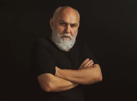 Premium Photo Portrait Of Elderly Old Man Face On Black Golden Age