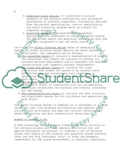 Software Engineering Assignment 2 Essay Example Topics And Well