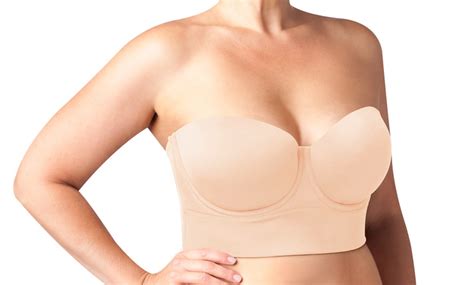Plus Size Stay Up Strapless Bra Groupon Goods