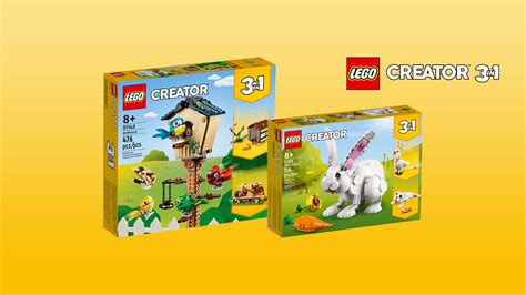 Lego Creator 3 In 1 31133 White Rabbit En 31143 Birdhouse Vanaf 1