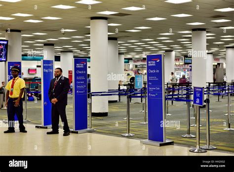 Inside Miami International Airport Mia British Airways Check In