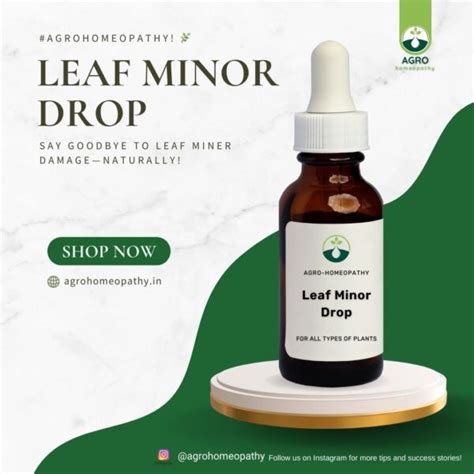 Leaf Minor Drop Agro Homeopathy