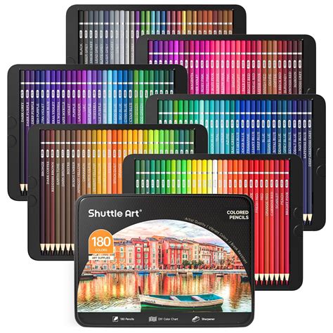 Mua Shuttle Art 180 Colored Pencils Soft Core Coloring Pencils Set