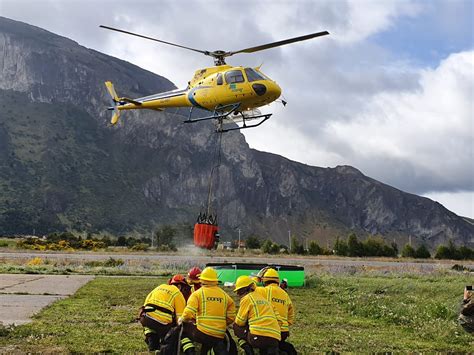 Conaf De La Región De Aysen Realizó Ejercicio De Preparación Para
