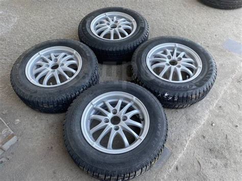 Диски литые, литье, 13", 1 шт, 4x100, литой, 66,1 мм. 4 шт, б/у, в ...