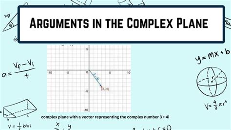 Presentation On Complex Number Argument Modulus Complex Number Ppt