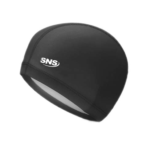 ᐉ Шапочка для плавания комбинированная SNS Swimming Cap черная • Купить ...