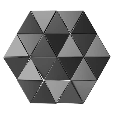 Premium Photo Random Triangle Shape 3d Decoration