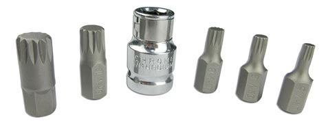 Multi Spline Bit Set 6pc Fine Aca Auto