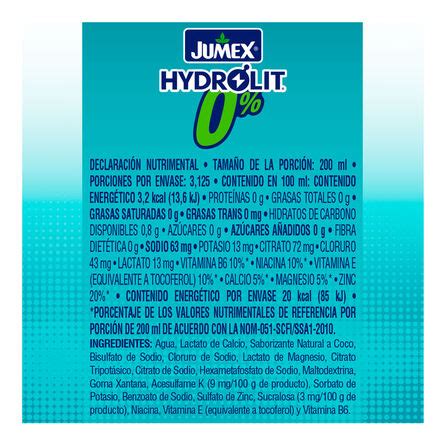 Hydrolit Coco Jumex 625ml Soriana