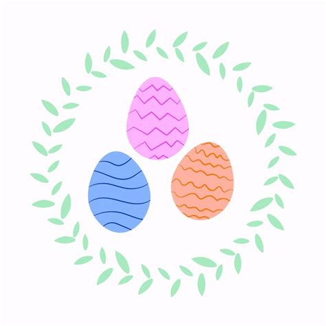 Premium Vector Vector Happy Easter Eggs