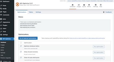 Wp Optimize Review The Right Optimization Plugin For You