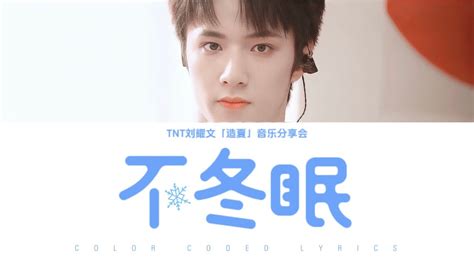Tnt刘耀文 —《不冬眠 Live》认人歌词版 Cnpineng｜时代少年团「造夏」音乐分享会live音频 Youtube