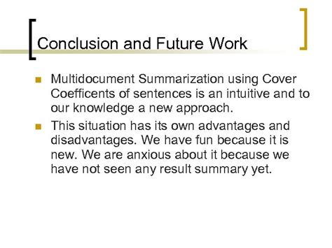 Cover Coefficient Based Multidocument Summarization Cs 533 Information