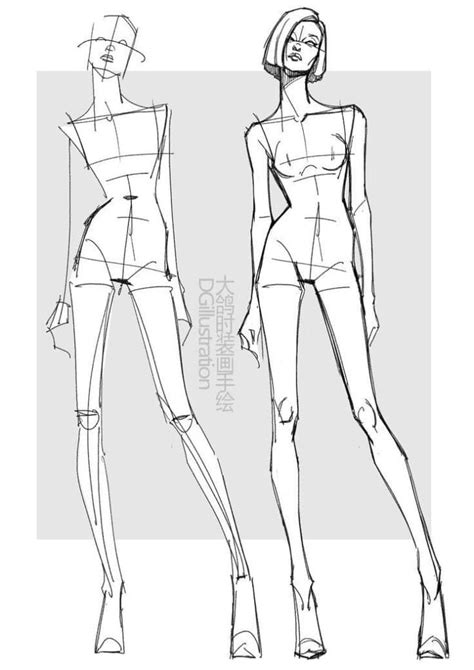 How To Draw The Human Figure For Fashion Illustration Step By Step Guide
