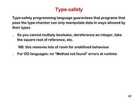 Ppt Software Security Language Based Security Safe Programming