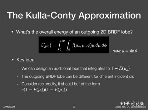 GAMES202 作业4Kulla Conty BRDF 知乎