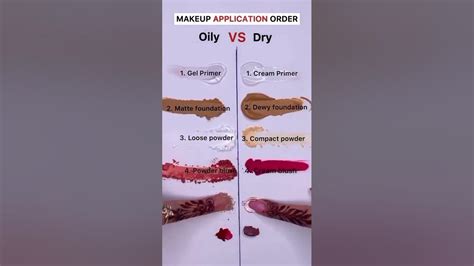 Application Make Up For Oily Vs Dry Skinmakeupamazing Youtube