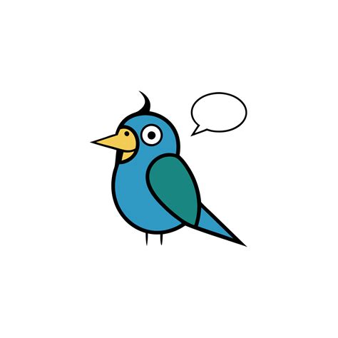 Cedar Waxwing Bird Speaks Icon 48468176 Vector Art At Vecteezy