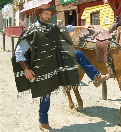 Mexican Poncho Clint Eastwood