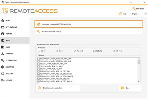 Free And Easy To Install Ssl Certificate Tsplus Remote Access