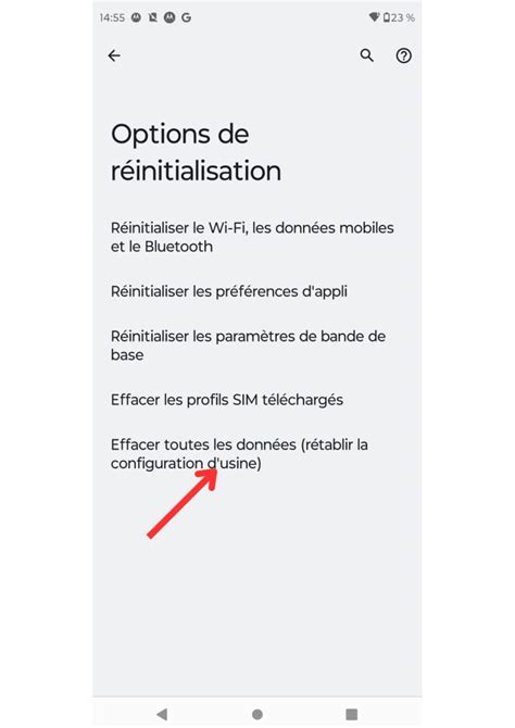 Comment Réinitialiser Un Smartphone Motorola Guide Complet