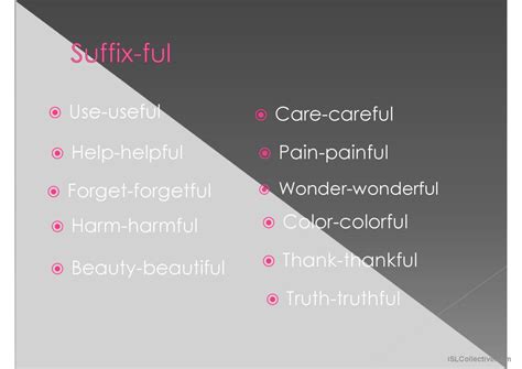 Prefix Or Suffix English Esl Powerpoints