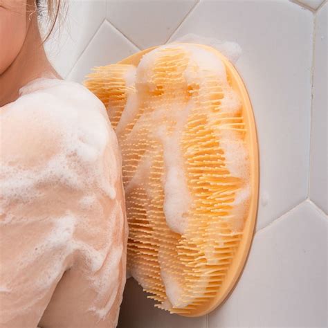 Tấm Chà Lưng Cọ Chân Tạo Bọt Silicon Dán Tường Massage Tiện Lợi Shopee Việt Nam