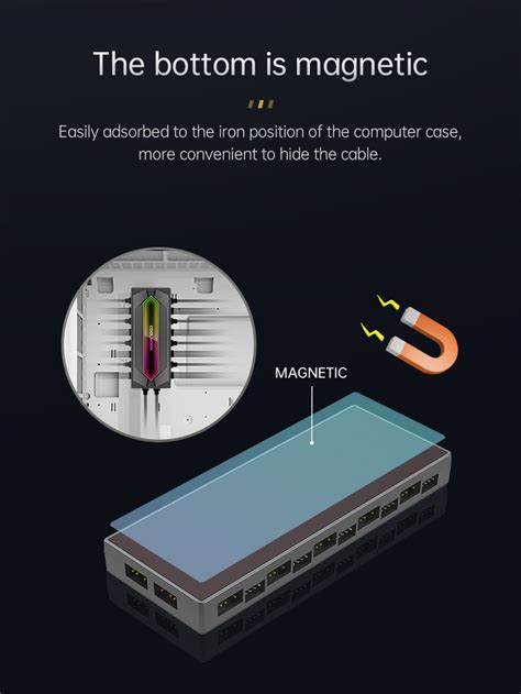 Coolmoon New Multi Zone Argb Controller 22 In 1 Pwm Argb Wireless Remote 5v3p Hub Aura Rgb Sync