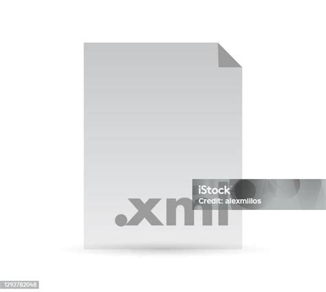 Xml 문서 파일 일러스트 디자인 0명에 대한 스톡 벡터 아트 및 기타 이미지 0명 Xml 개념 Istock