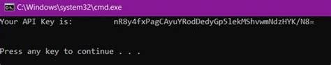 Cnet Generate An Api Key Using Nuget Library