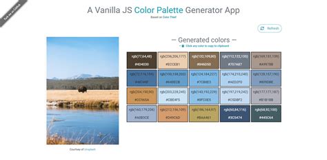 Github Tes Awy Color Palette Generator Color Thief Palette Generator