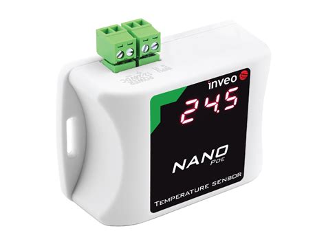 Nano Temperature Sensor Poe Is An Ip Thermometer Via Ethernet