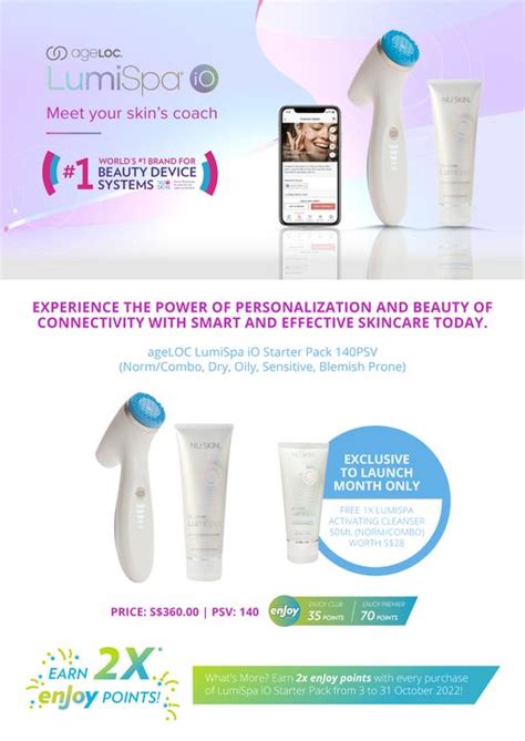 3 31 Oct 2022 Nu Skin Ageloc Lumispa Io Promotion