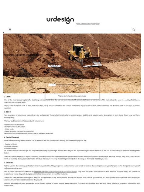 The Best Soil Stabilization Methods And Materials Urdesignmag Pdf