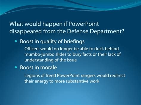 Explain Why PowerPoint Should Be Banned In PowerPoint GIGAZINE