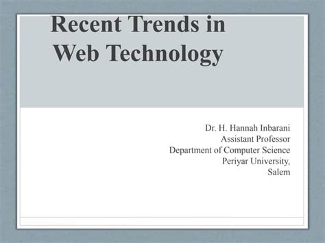 Webtech Ppt
