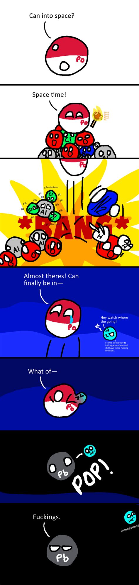 Polonium Cannot Into Space R Chemiball