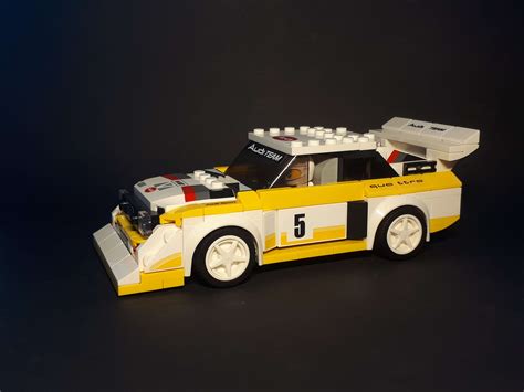STL File Lego Speed Champions Audi S1 Urquattro Rims 3D Printer Model