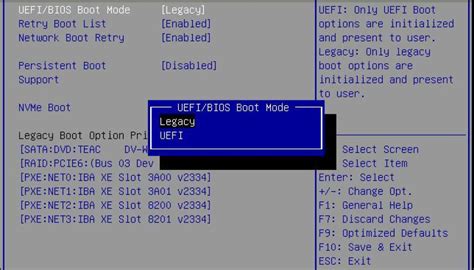 تفاوت بین Uefi و Legacy Boot چگونگی تبدیل هر یک به دیگری