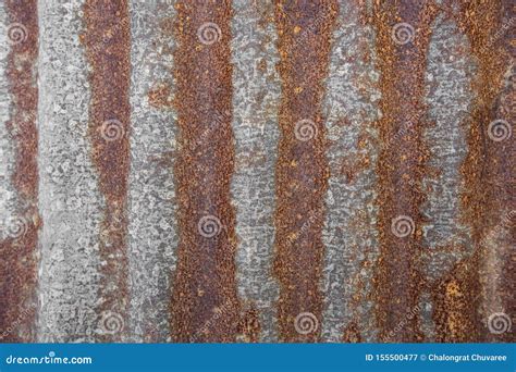 Rust On Zinc Sheet Texture Background Stock Image Image Of Construction Metallic 155500477