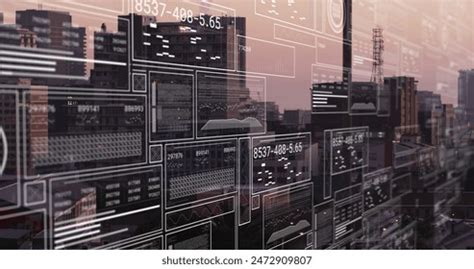 Image Loading Bars Circles Graphs Changing Stock Photo