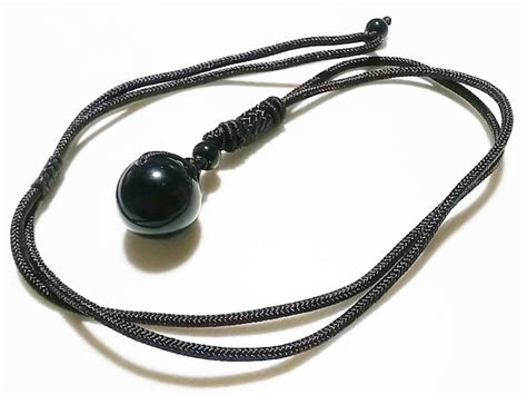 お得意さま感謝day★オプシディアン 16mm ネックレス 新品・中古のオークション モバオク