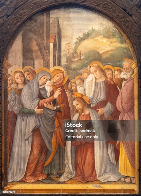 Varallo 르네상스 회화 예수 교회에서 어머니를 떠납니다 Chiesa Santa Maria Delle Grazie 건축에